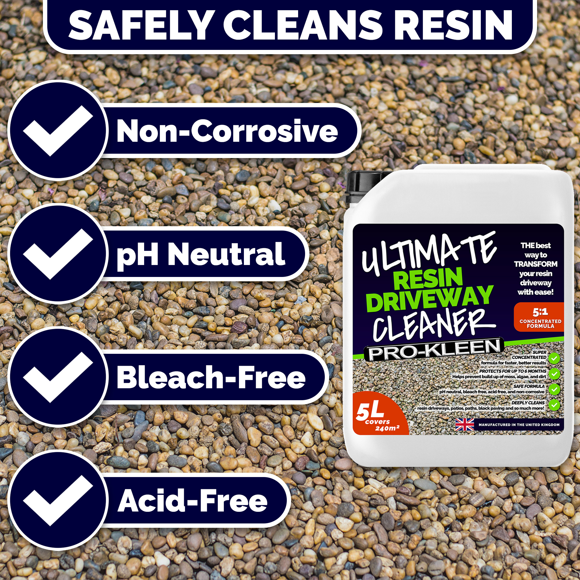 ProKleen Ultimate Resin Driveway Cleaner For Resin Patios, Drives ...