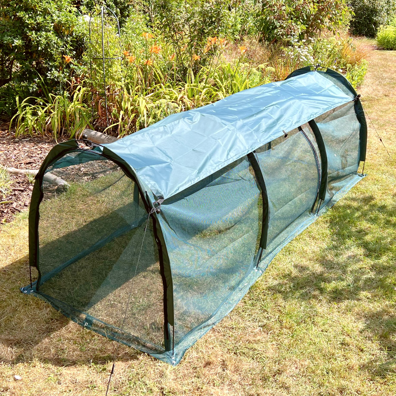 Chicken Coop Tunnel Hen House Run + Shade Cover | Rabbit Hutch Guinea ...