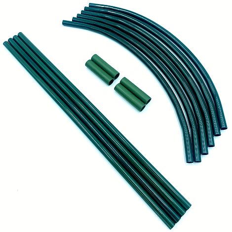 Garden Netting Hoops | Metal Garden Tunnel Hoops for Cloches Raised ...
