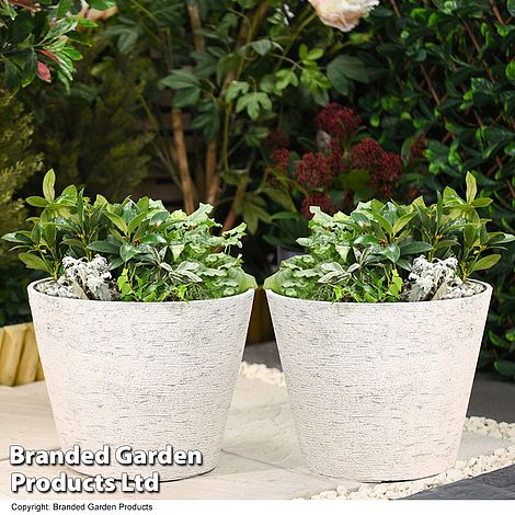 Garden Gear - Grey Stone Effect Planter