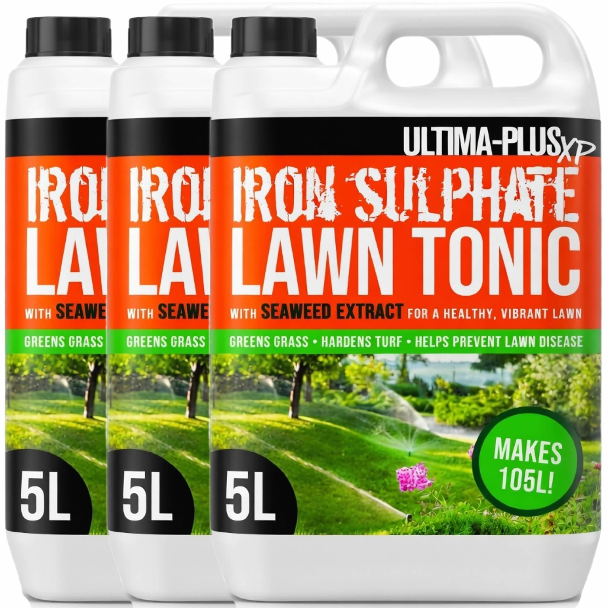 Ultima Plus XP Liquid Iron Sulphate Lawn Tonic With Seaweed Extract 5L
